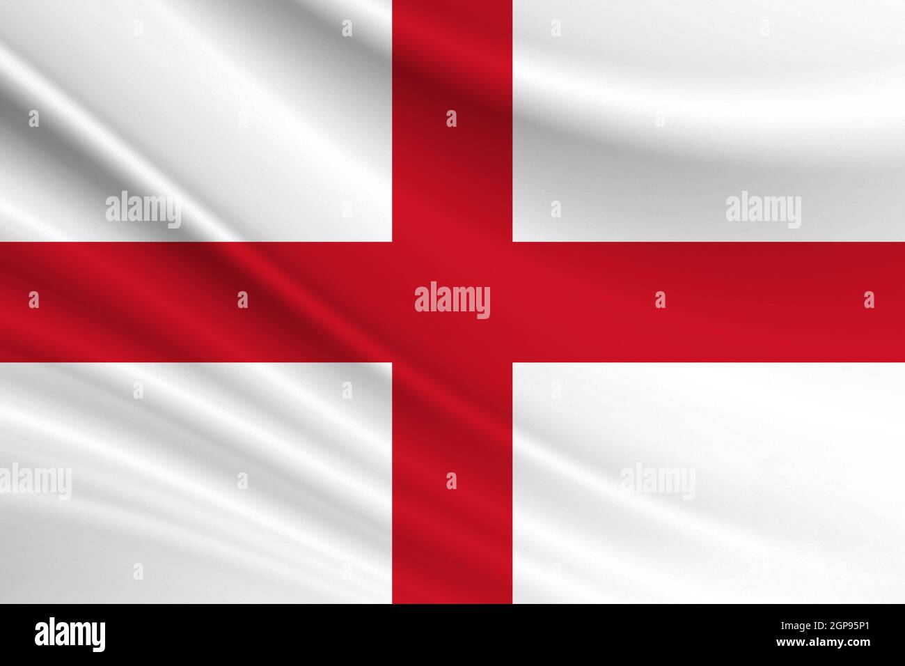 Flag of England. Fabric texture of the flag of England Stock Photo - Alamy