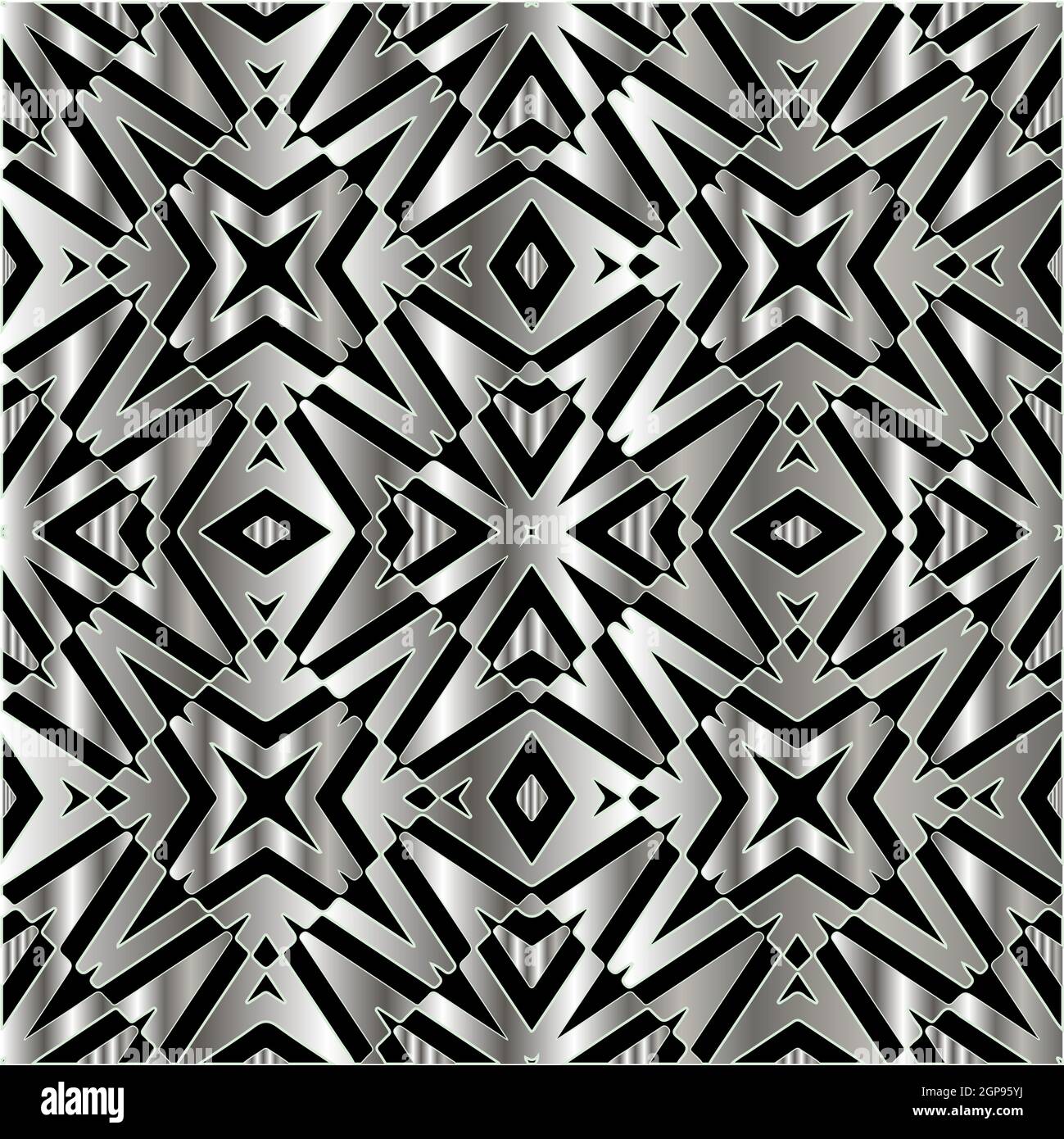 metal pattern on a black background. pattern for fabric, wallpaper ...