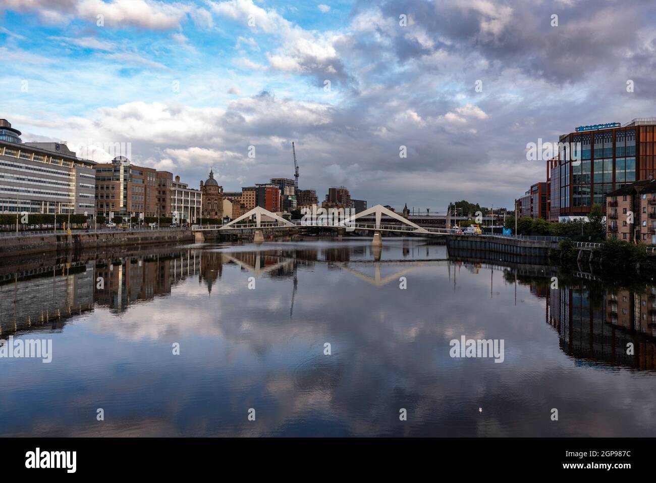 Glasgow, Scotland, UK. 28 September 2021 PICTURED: Glasgow’s Squiggly ...