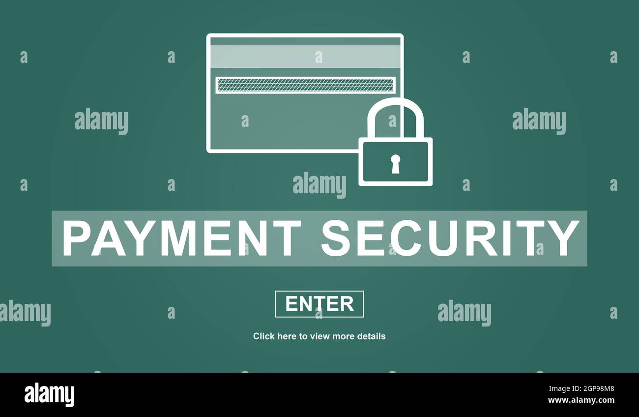 Illustration of a payment security concept Stock Photo - Alamy