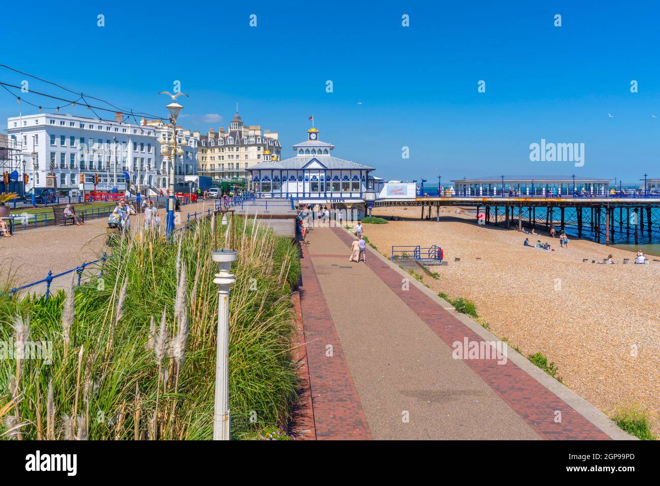 Eastbourne sea front coast hi-res stock photography and images - Alamy