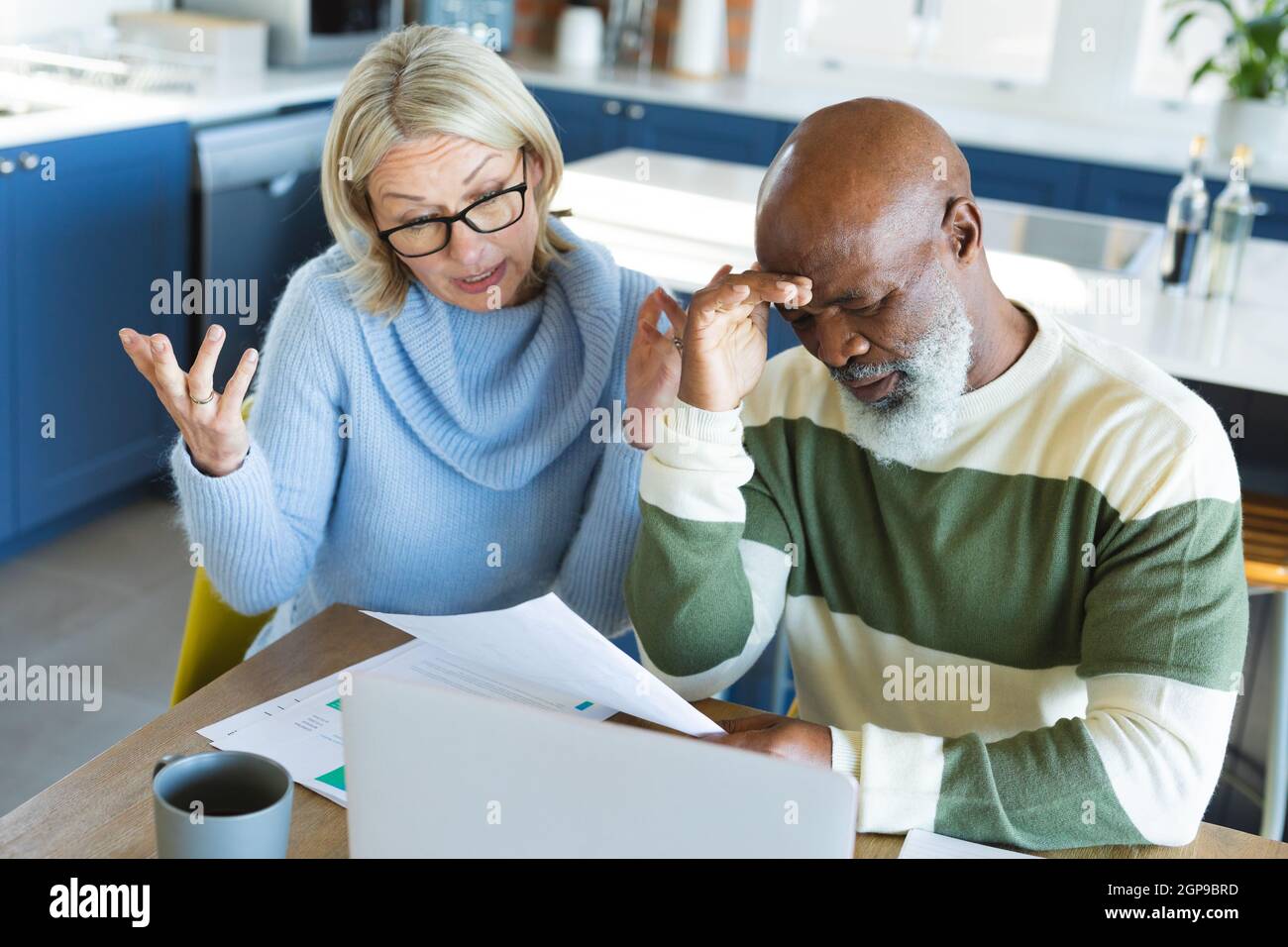 Stressed person table hi-res stock photography and images - Alamy