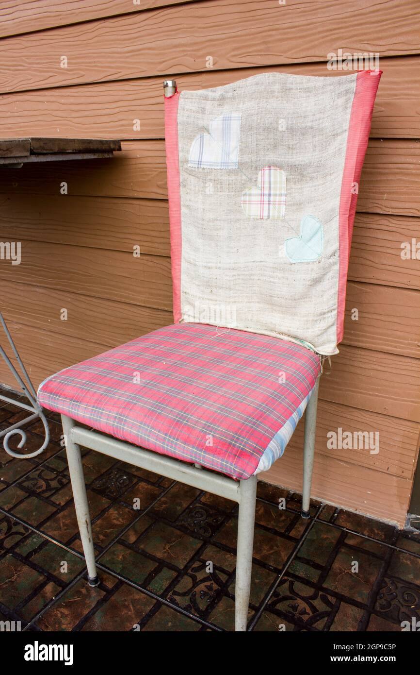 Chair and table romantic design Stock Photo - Alamy