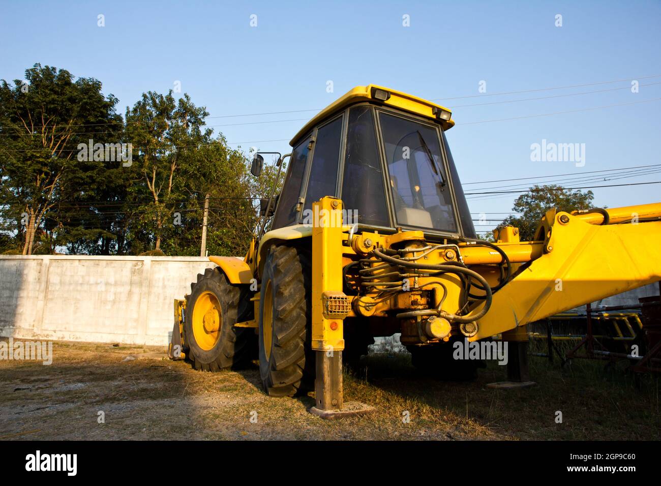 EXCAVATOR industry construction machine working Stock Photo - Alamy