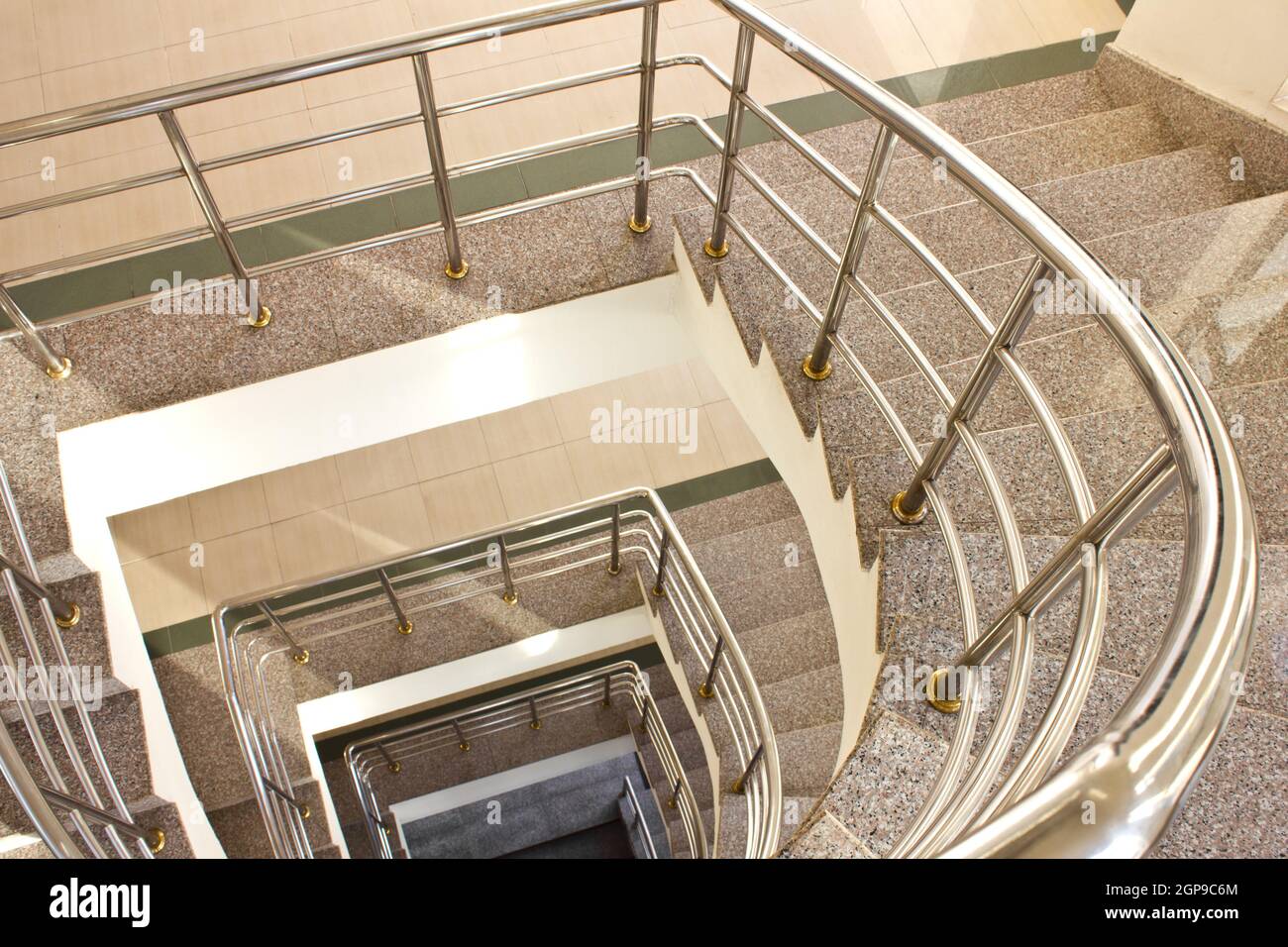modern staircase in building hotel Stock Photo - Alamy