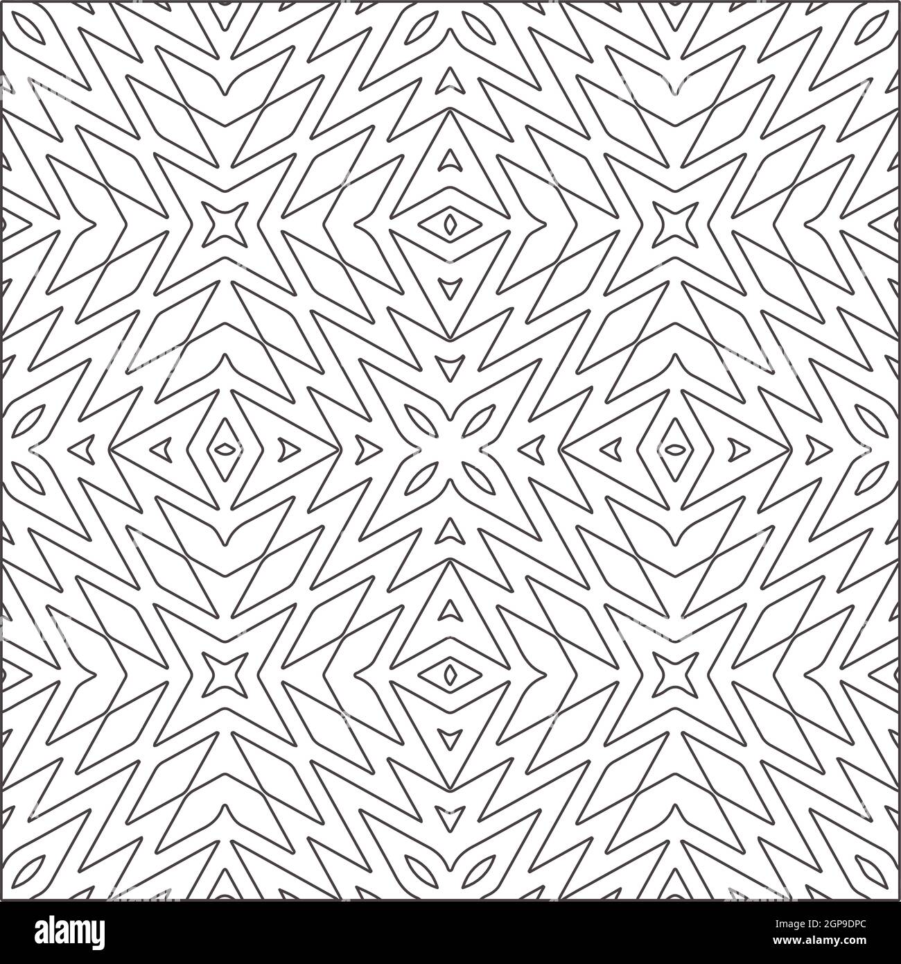 Vector pattern with symmetrical elements . Repeating geometric tiles ...