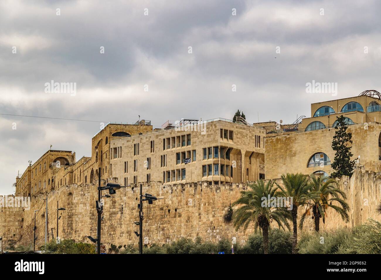 Exterior view of eastern wall, old jerusalem city Stock Photo - Alamy