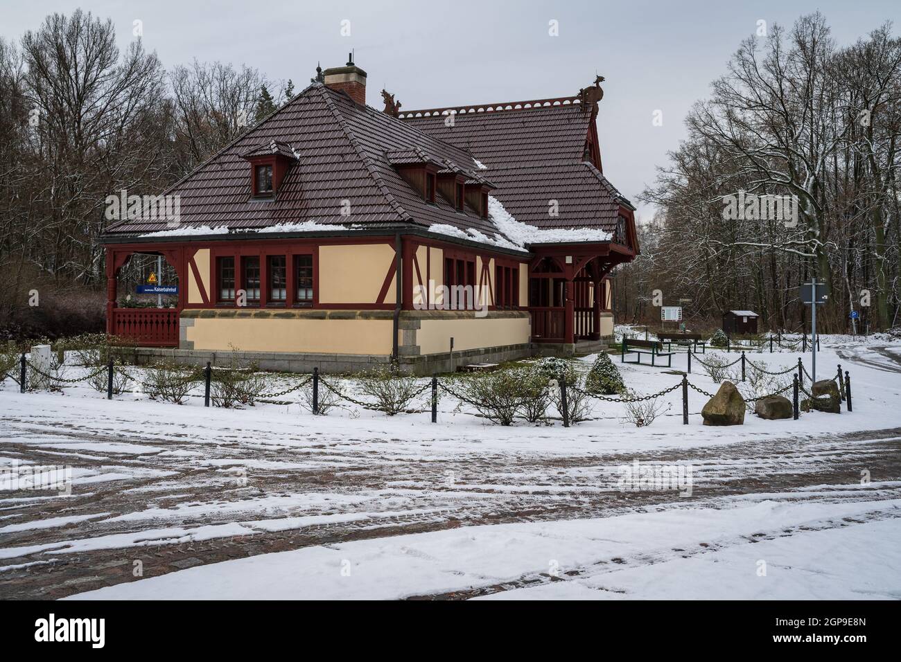 Joachimsthal Kaiserbahnhof (Royal railway station) - a railway station ...