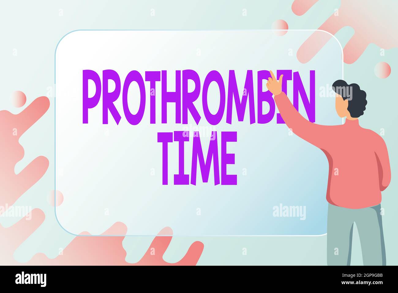 Text sign showing Prothrombin Time. Business overview evaluate your ...