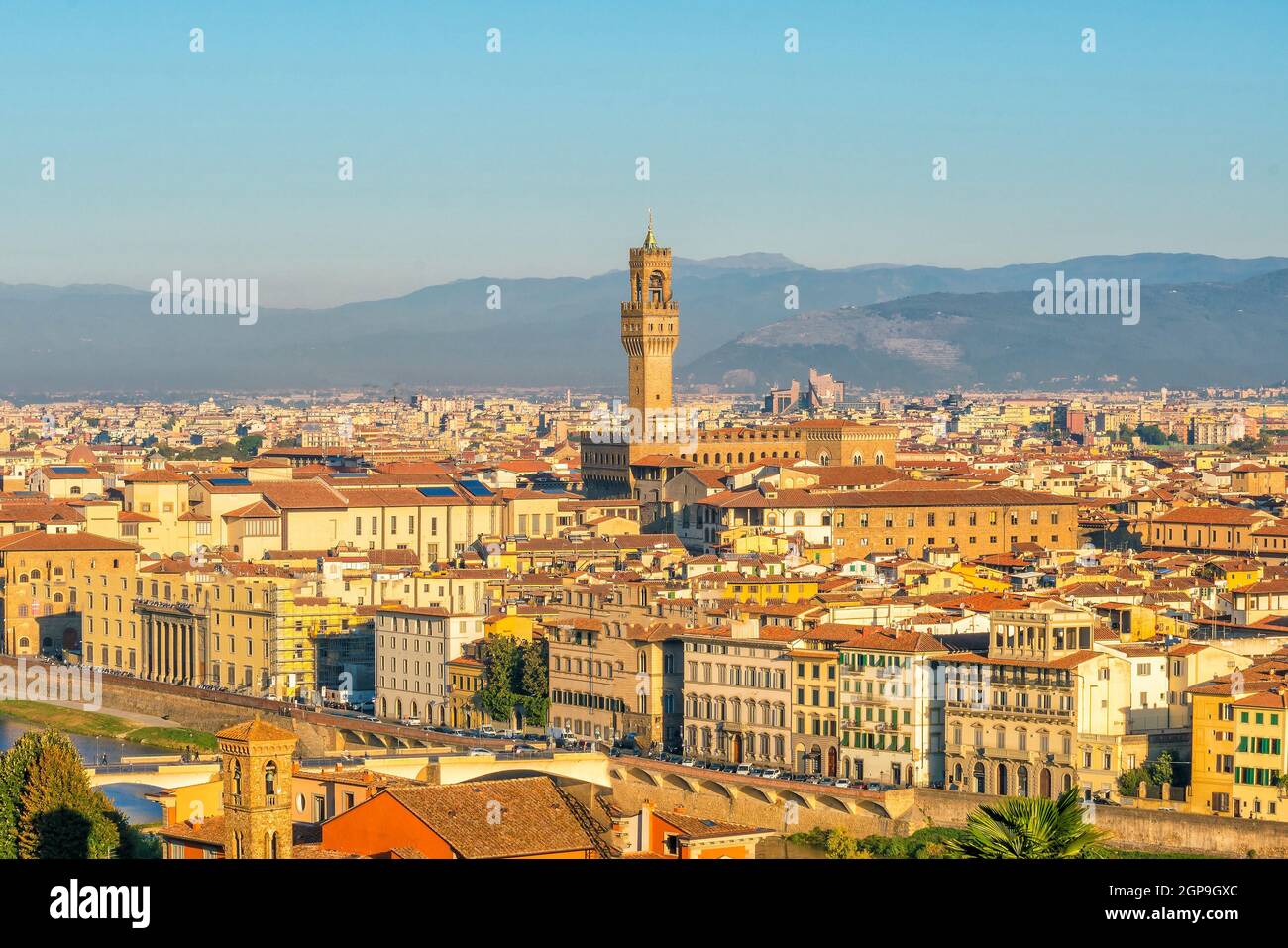 View of Florence skyline from top view in Italy Stock Photo - Alamy