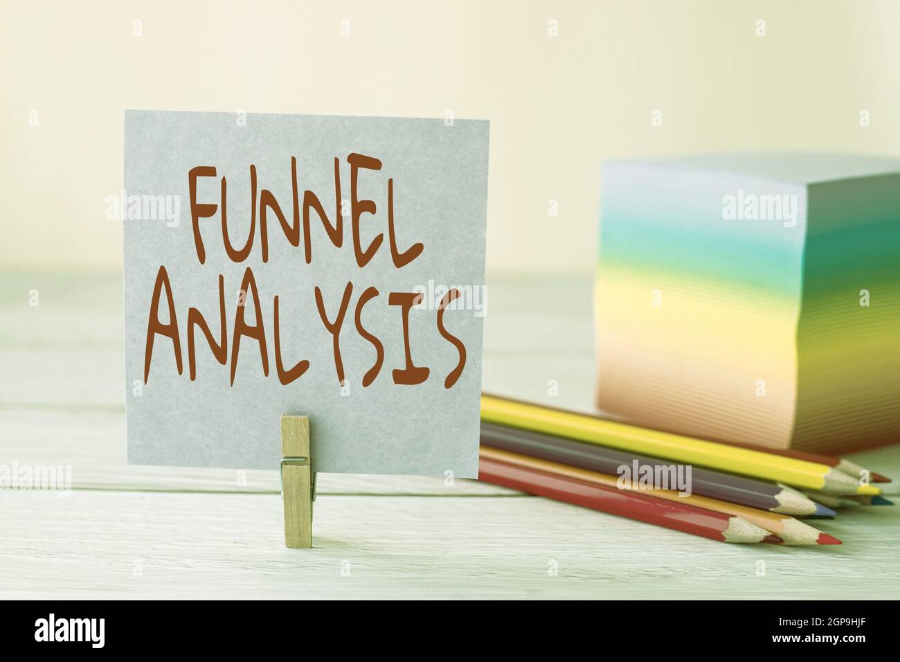 Sign displaying Funnel Analysis. Business showcase mapping and ...