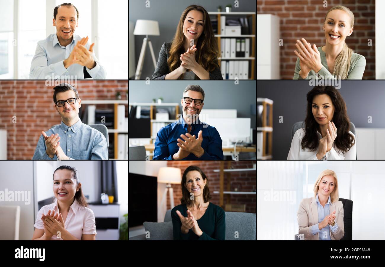 Mature businessman video conferencing hi-res stock photography and ...