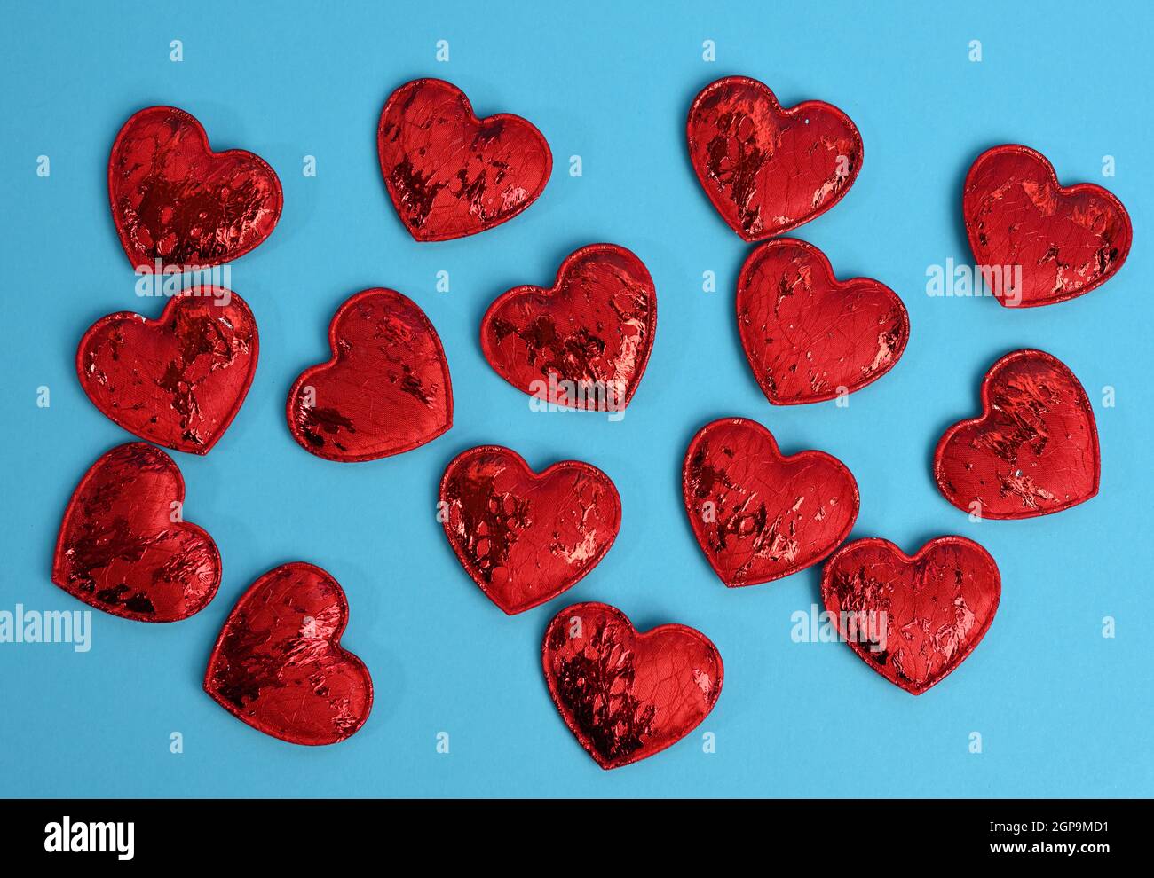 Red blue festive hearts hi-res stock photography and images - Alamy