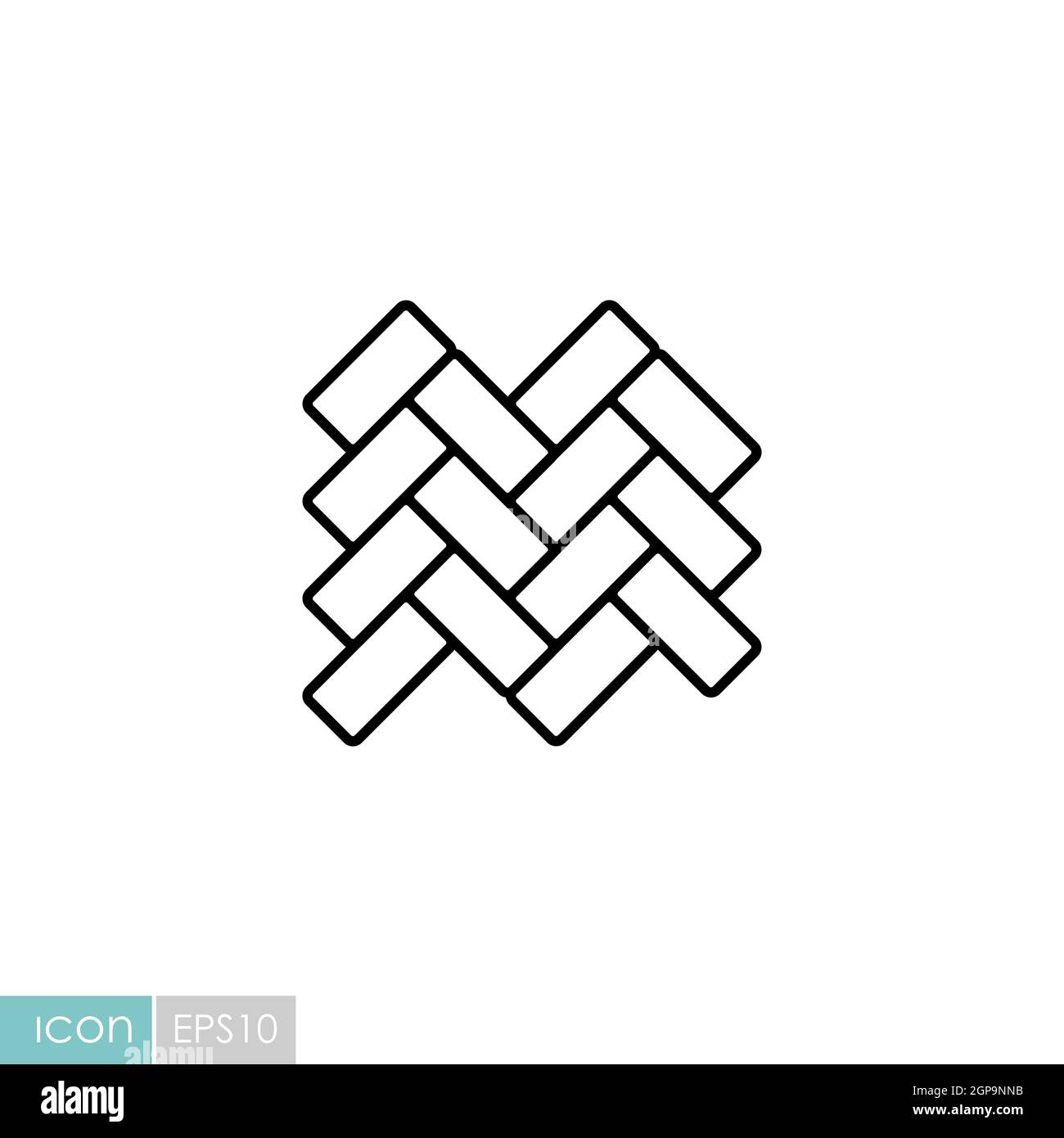 Parquet floor vector flat icon. Construction, repair and building ...