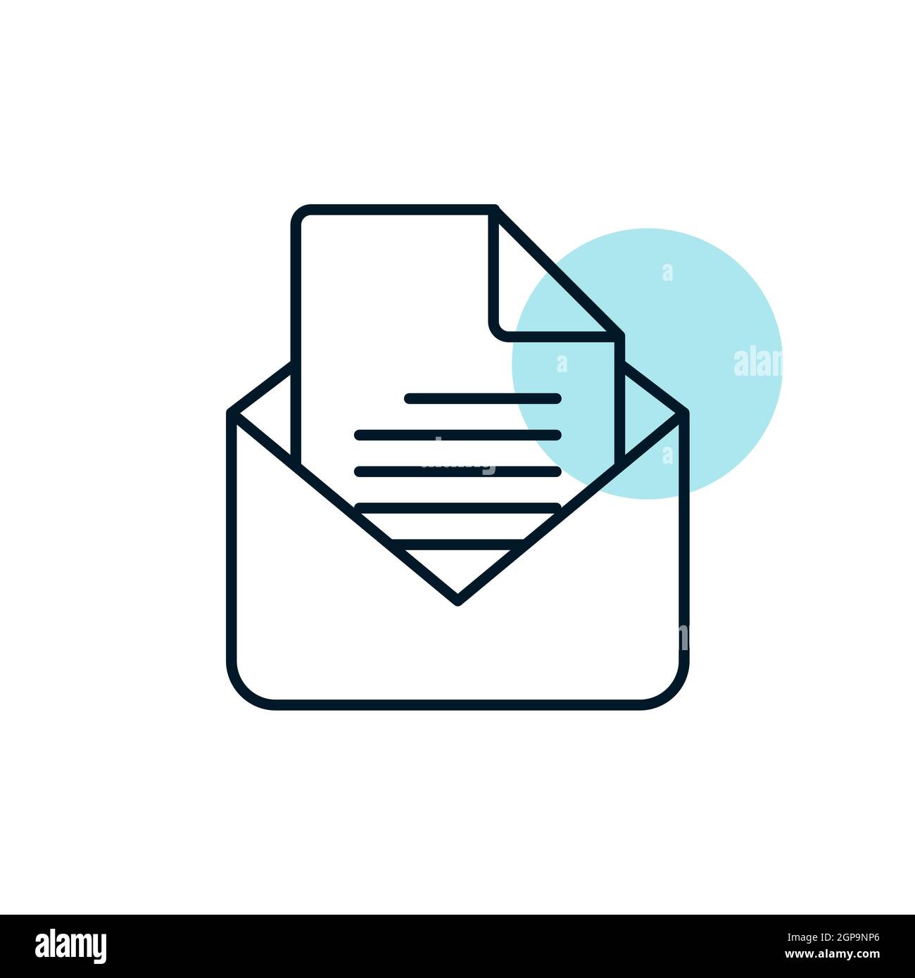 Message outline icon. Office sign. Graph symbol for your web site ...