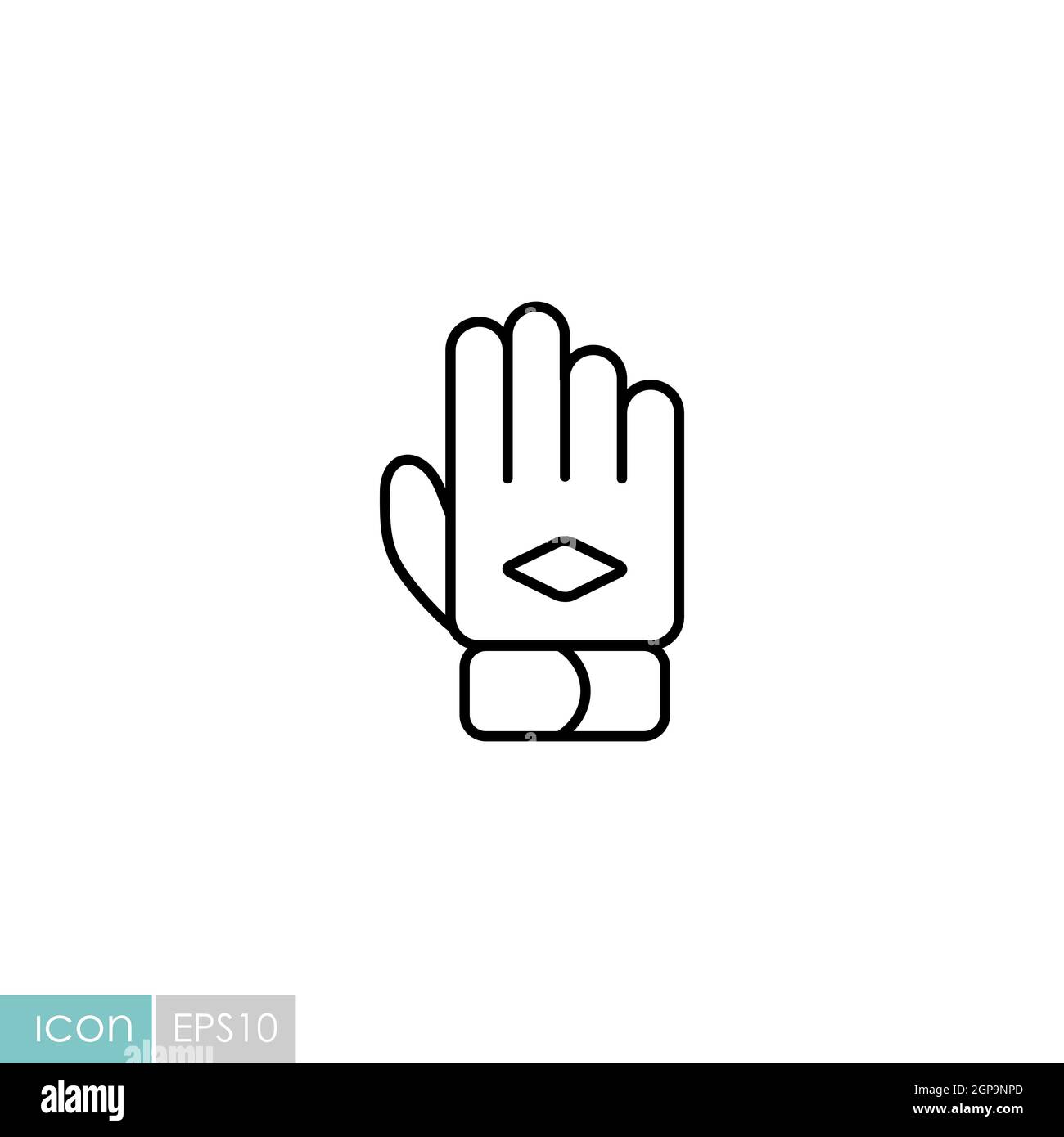 Work glove vector flat icon. Construction, repair and building. Graph ...