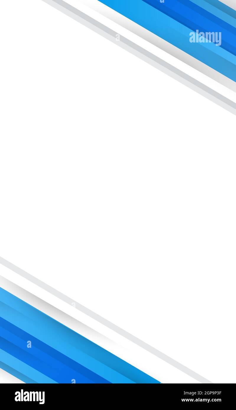 Abstract blue lines on white background - Vector illustration Stock ...