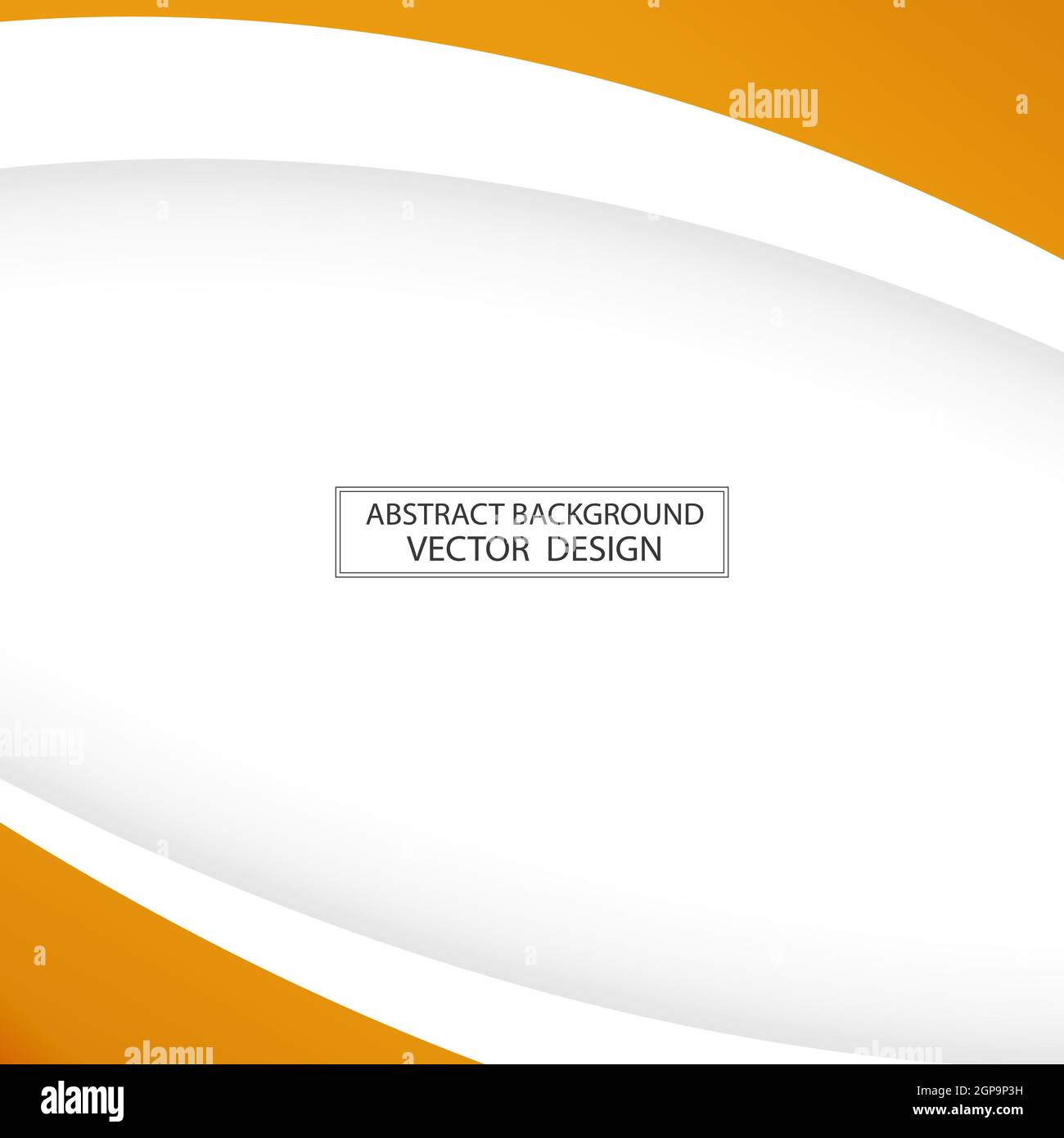 Abstract web template orange lines on white background - Vector ...