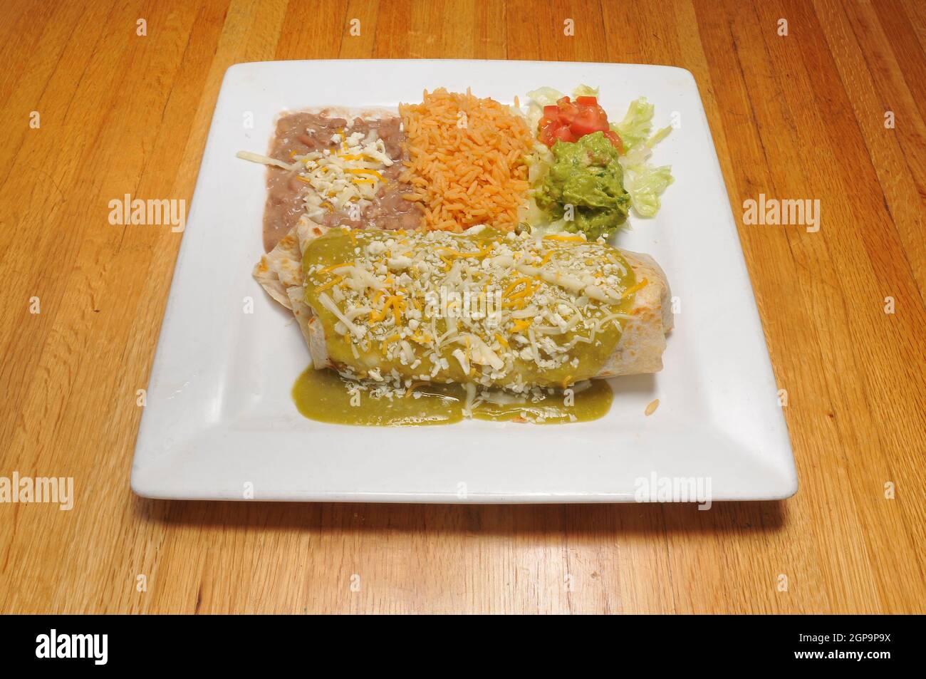 Authentic tex mex cuisine food known as the buritto Stock Photo - Alamy