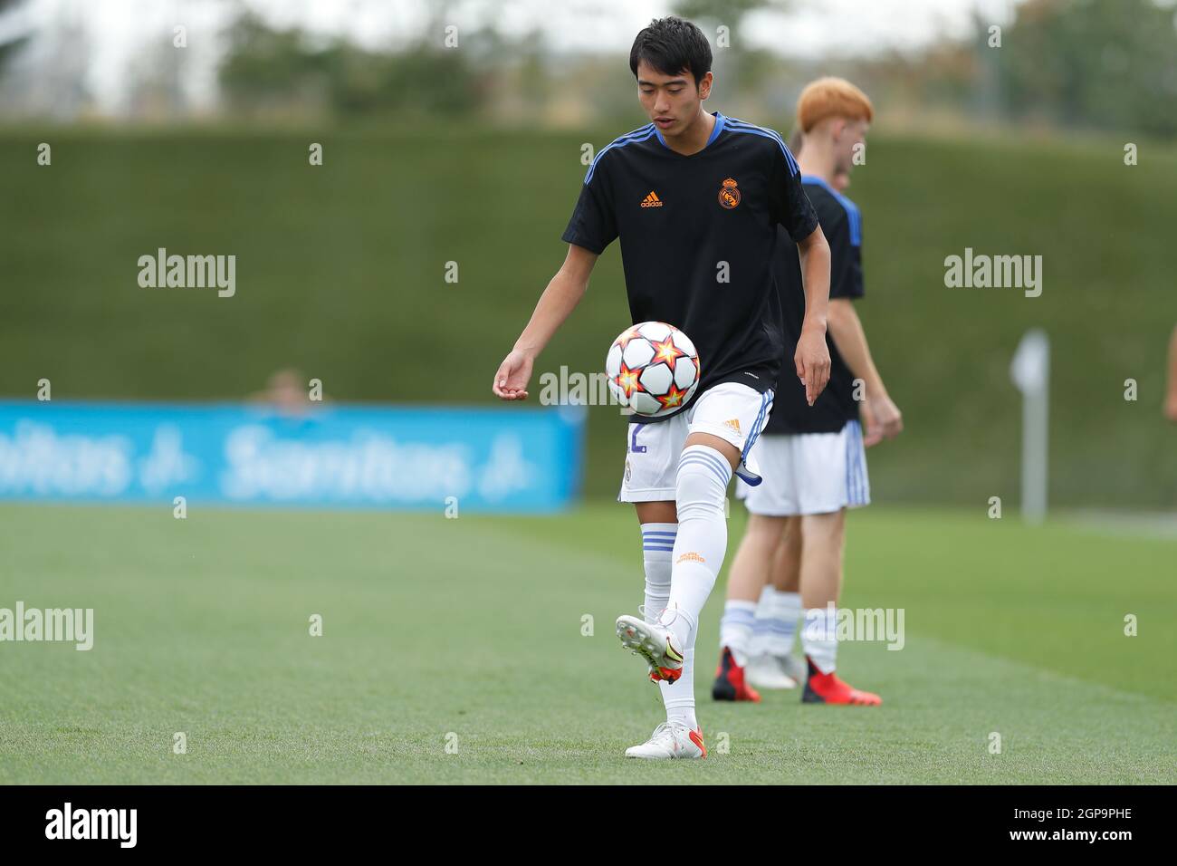 Madrid, Spain. 28th Sep, 2021. Takuhiro Nakai (Real) Football/Soccer ...