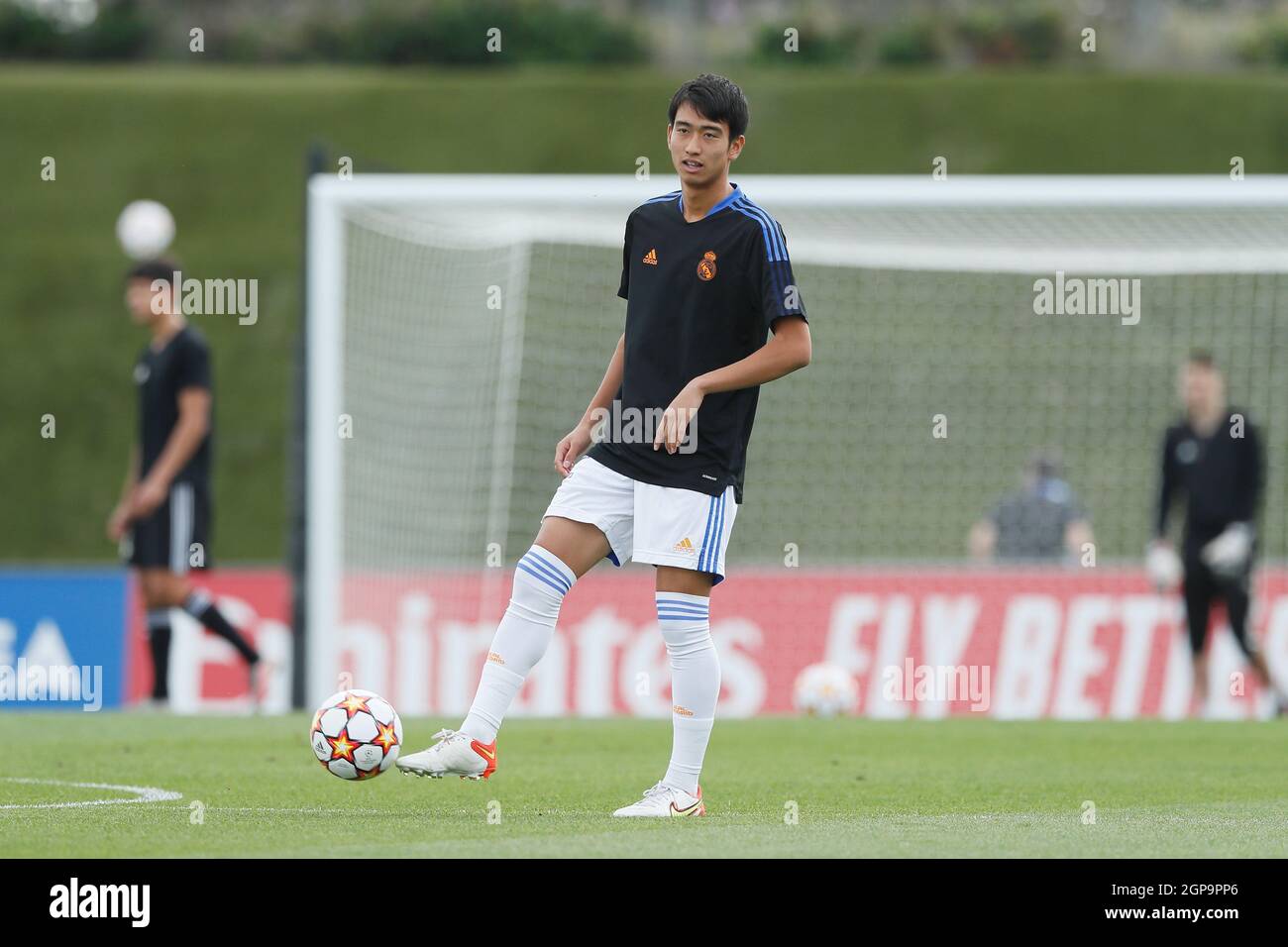 Madrid, Spain. 28th Sep, 2021. Takuhiro Nakai (Real) Football/Soccer ...