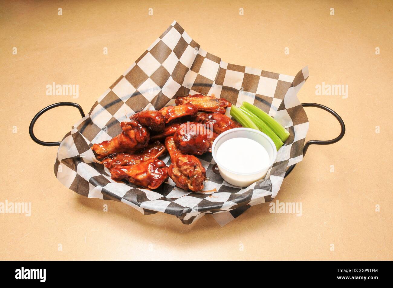 American cuisine dish known as chicken wings Stock Photo - Alamy