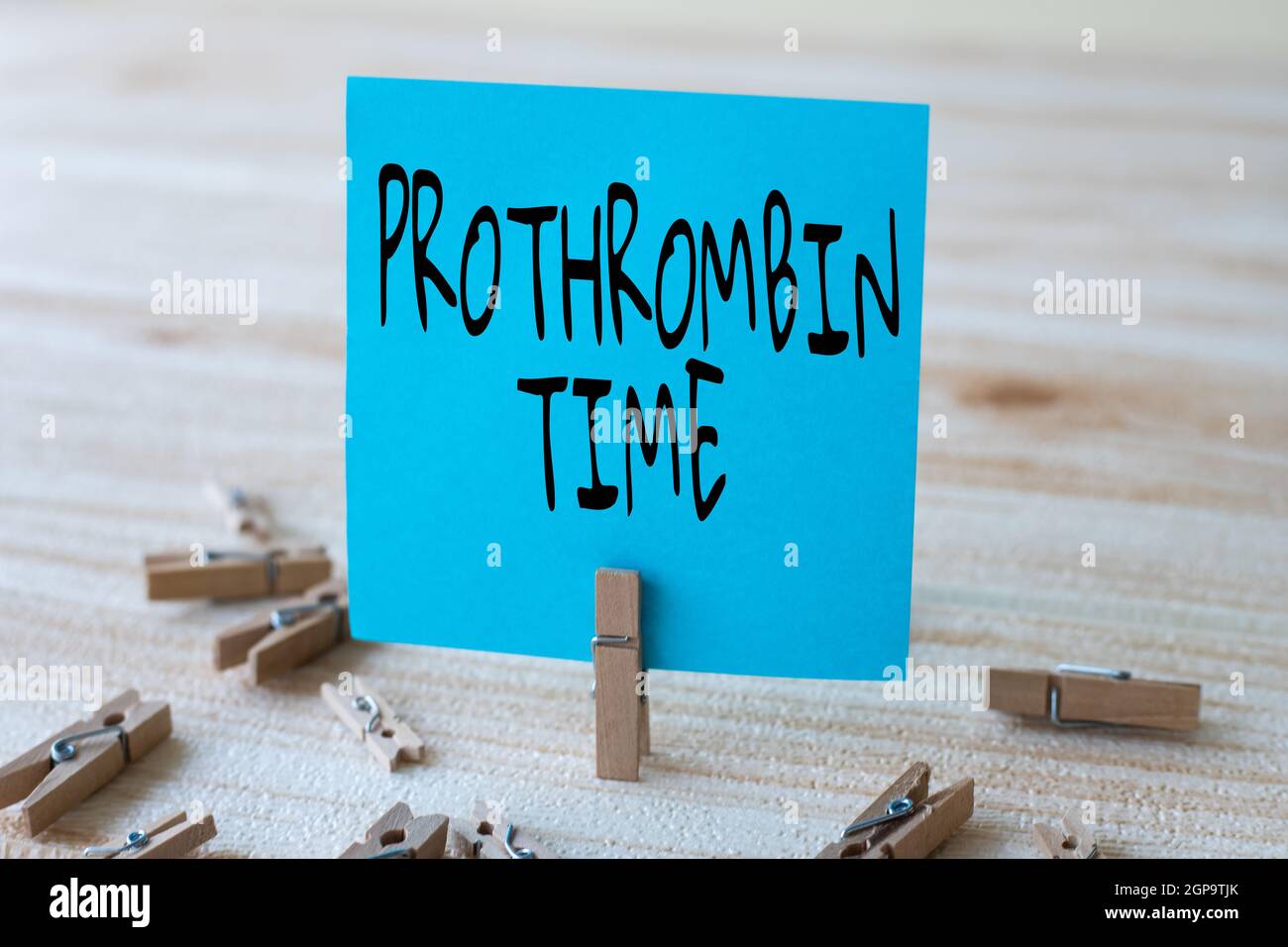 Text sign showing Prothrombin Time. Business idea evaluate your ability ...