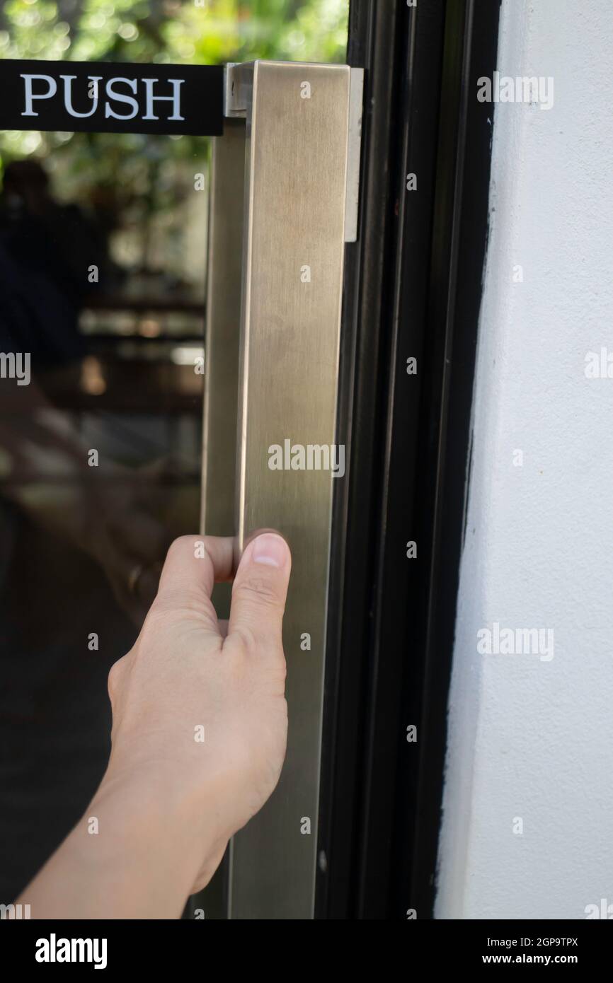 Photo of handle on exterior hi-res stock photography and images - Alamy