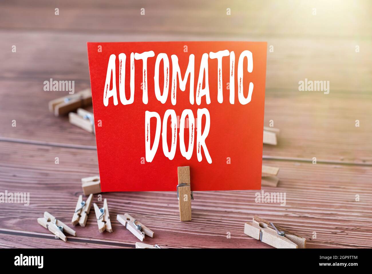 Text showing inspiration Automatic Door. Business approach opens ...
