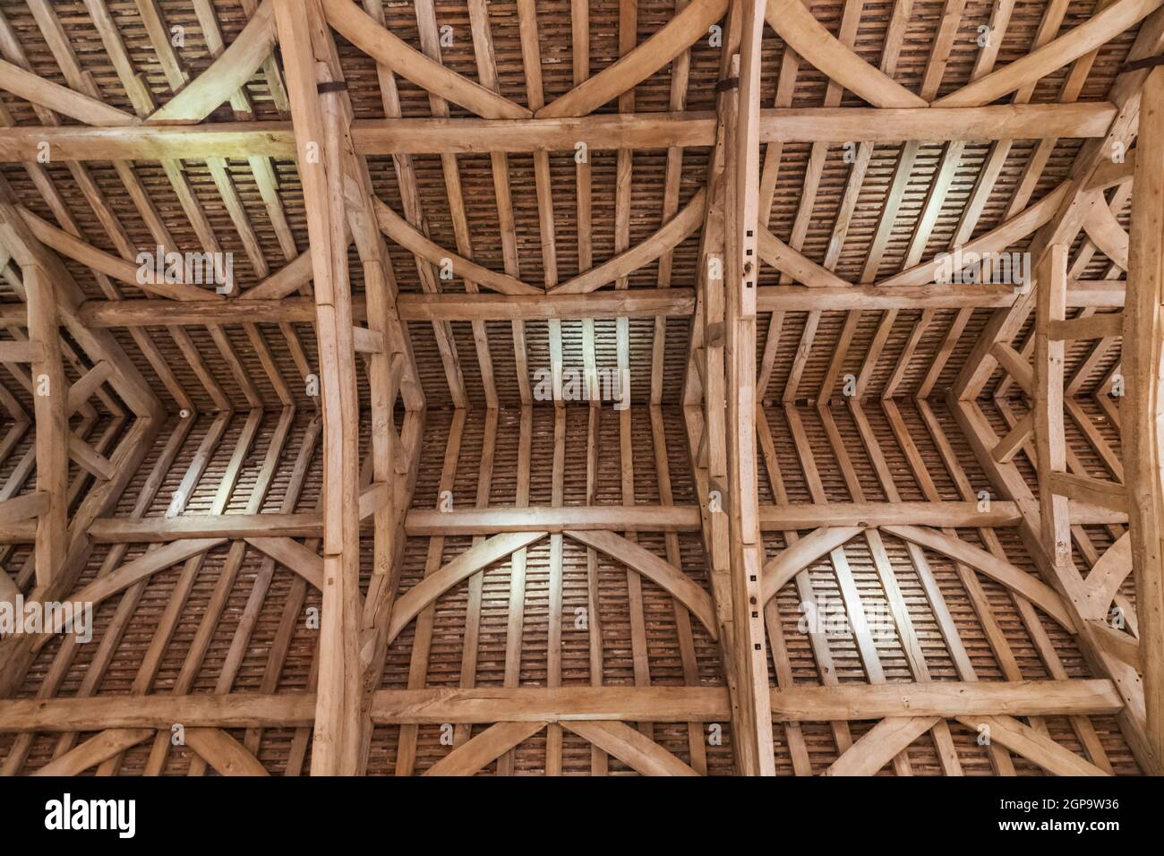 England, Hampshire, Basingstoke, Old Basing Village, Basing House ...