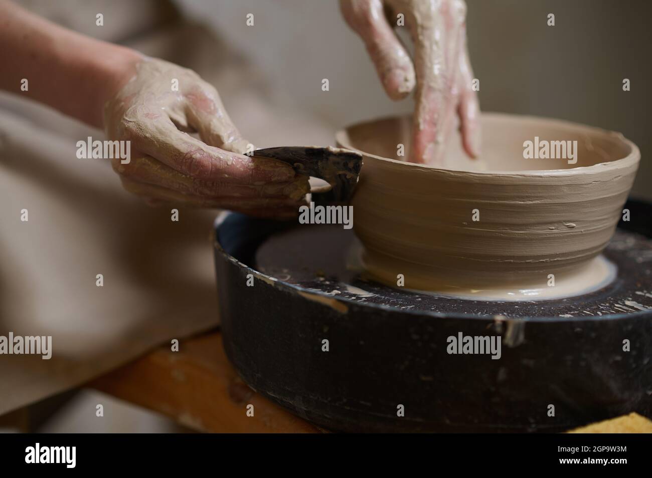 Pottery creation process hi-res stock photography and images - Alamy