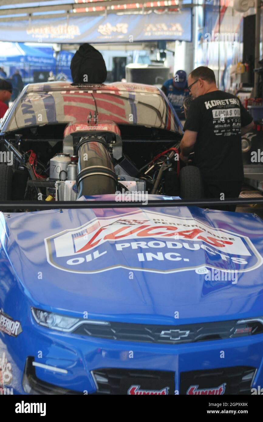 Saturday at The NHRA Midwest Nationals 2021 Stock Photo - Alamy