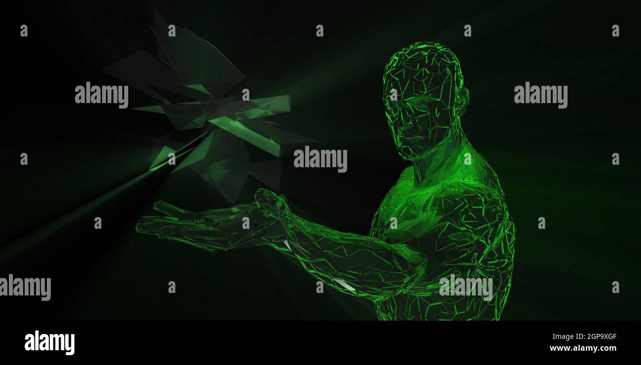 Intelligent Design Concept as a Business Science Art Stock Photo - Alamy