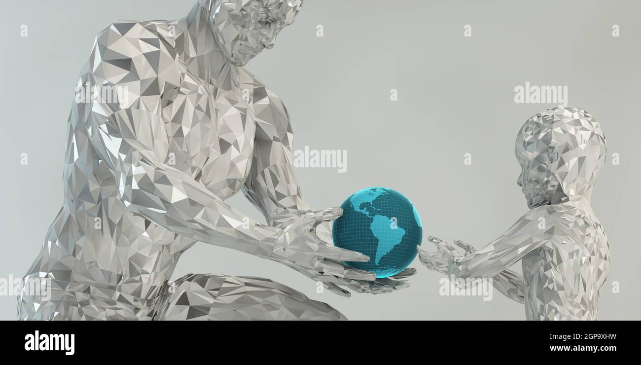 Teaching Children as an Abstract Concept Background Stock Photo - Alamy