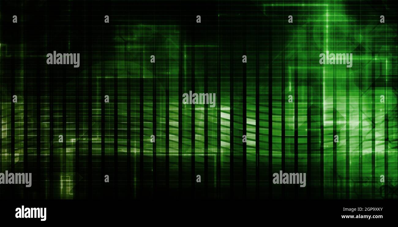 Digital Network Technology as a Abstract Concept Art Stock Photo - Alamy