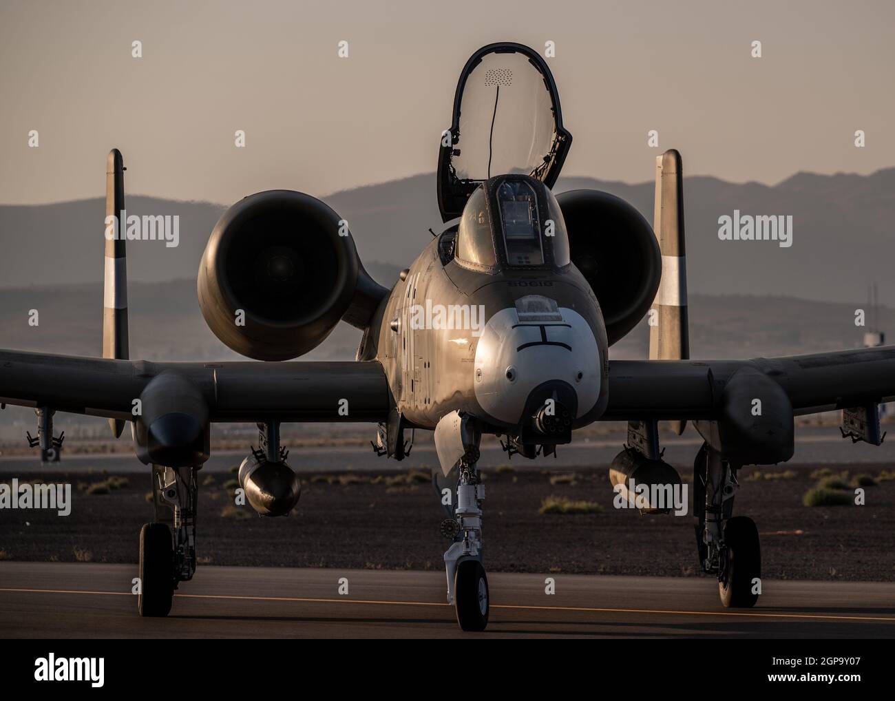A U.S. Air Force A-10 Thunderbolt II from the 124th Fighter Wing out of ...