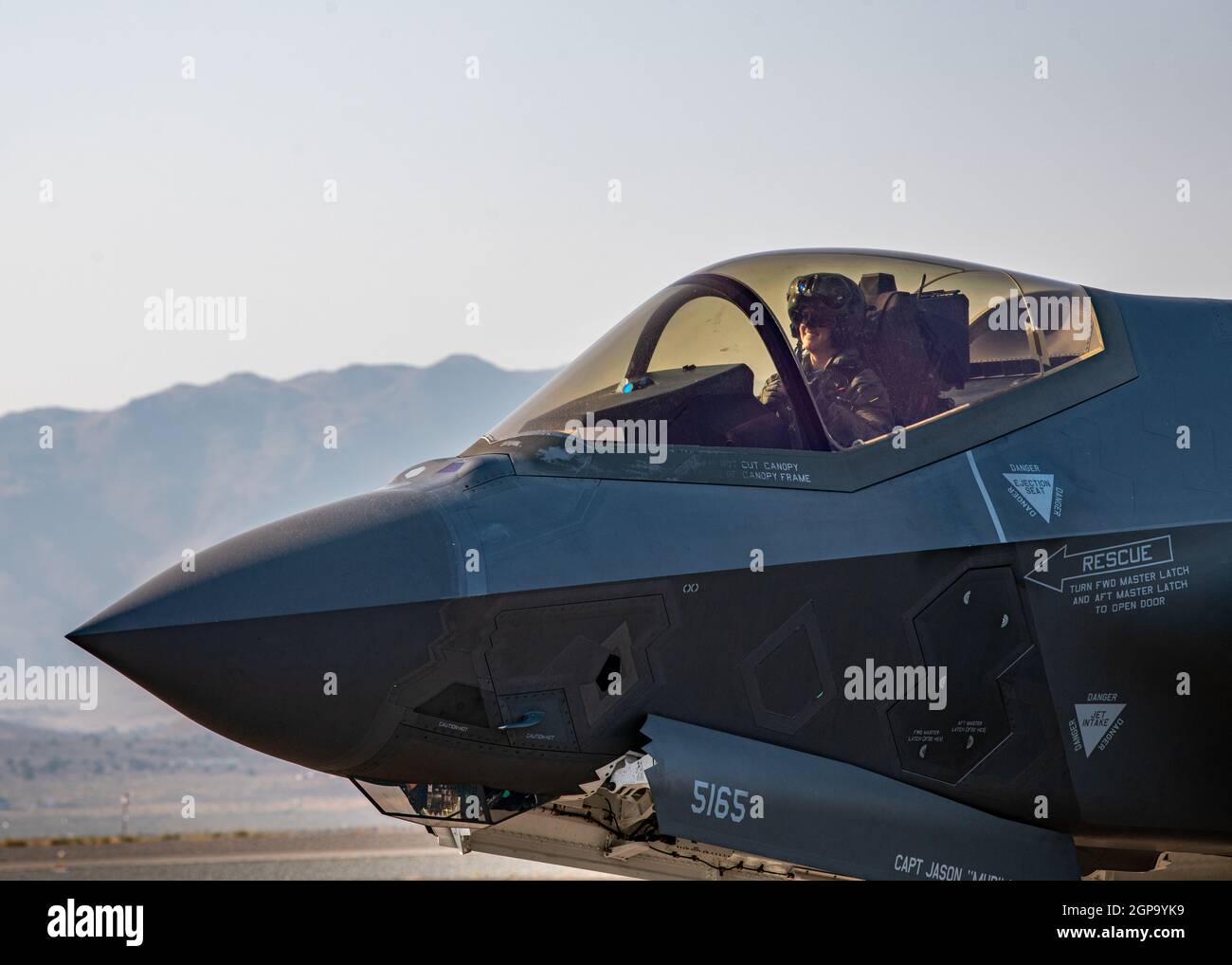 U.S. Air Force Major Kristin "BEO" Wolfe, F-35A Lightning ll ...