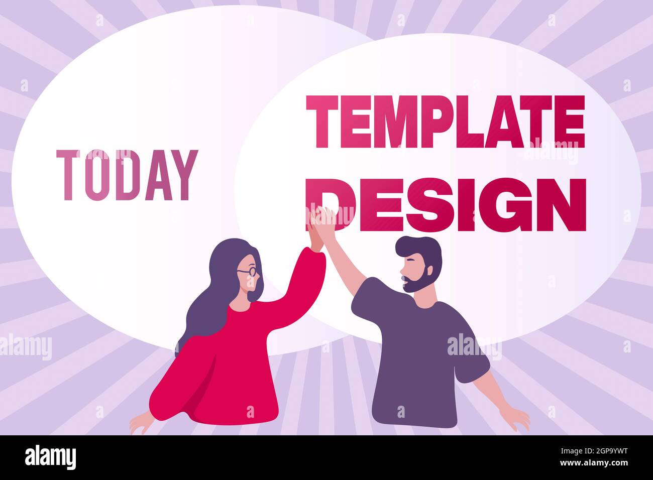 Hand writing sign Template Design. Business showcase an overall layout or blueprint with a ...