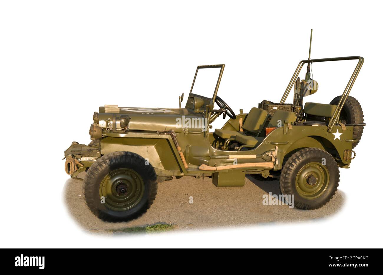 Willys Jeep World War Cut Out Stock Images & Pictures - Alamy