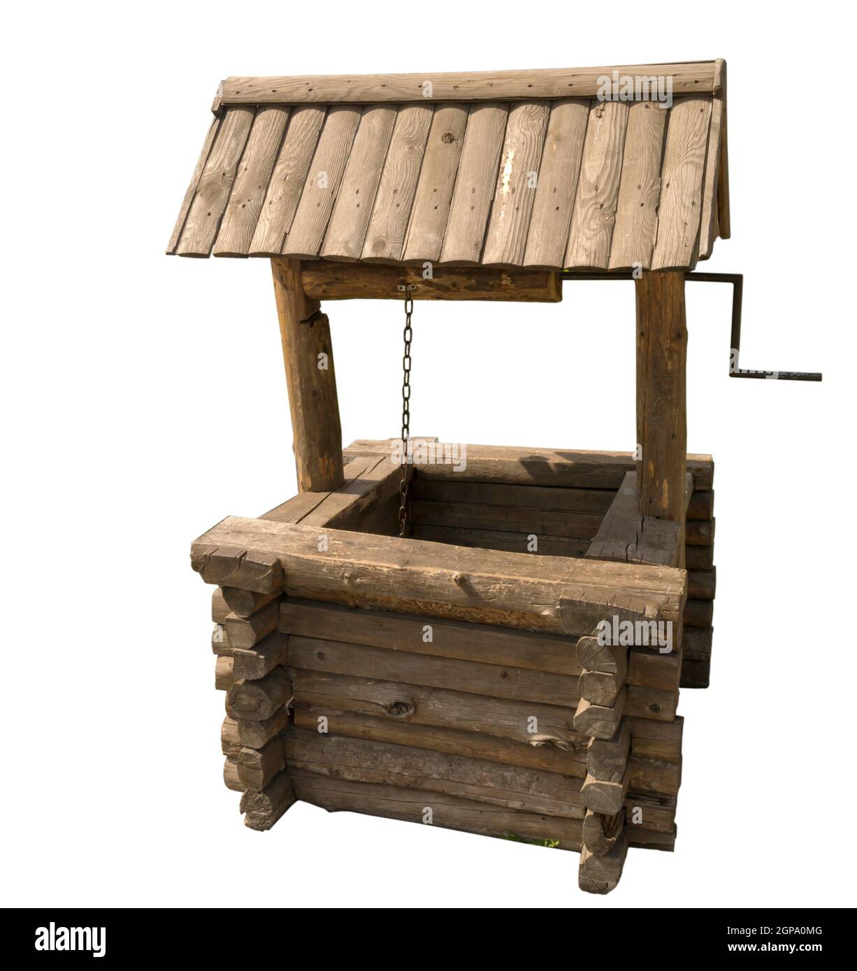 Old village well on Cut Out Stock Images & Pictures - Alamy