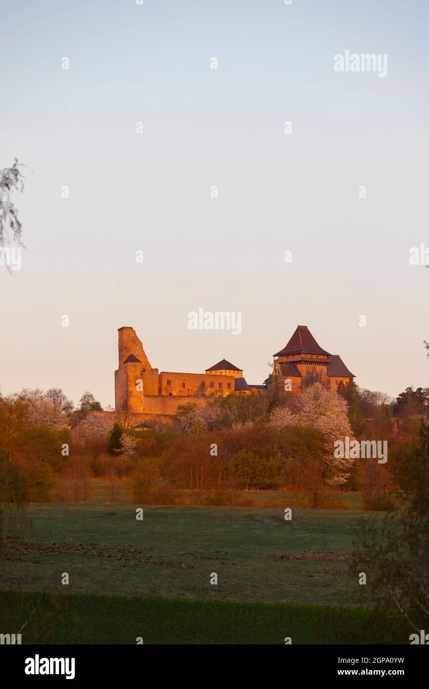 Lipnice nad Sazavou castle, Vysocina region, Czech Republic Stock Photo ...