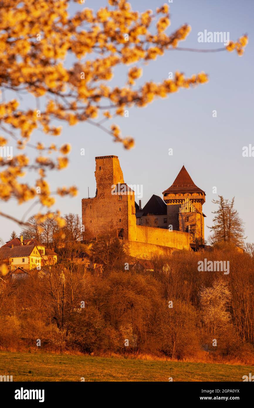 Lipnice nad Sazavou castle, Vysocina region, Czech Republic Stock Photo ...