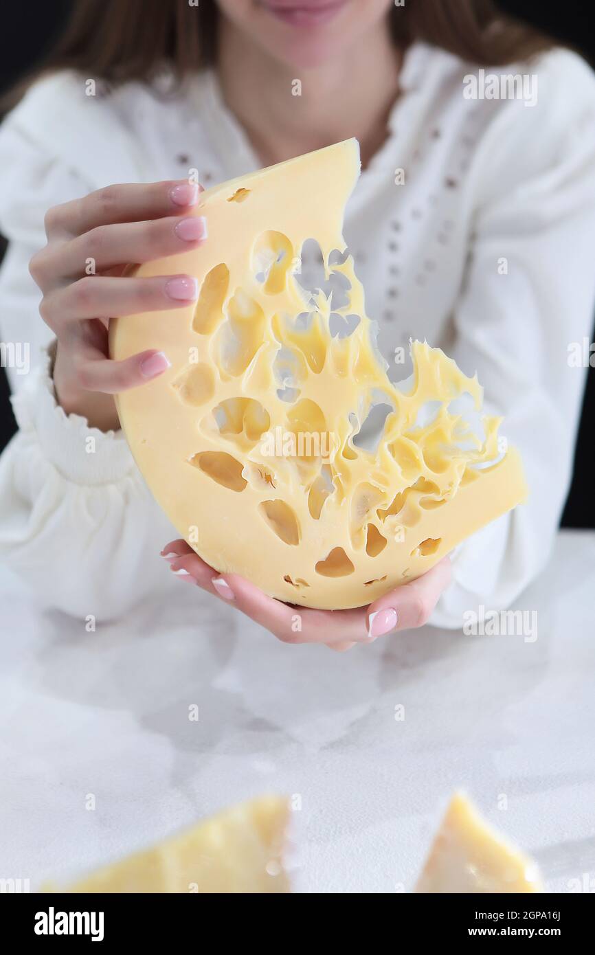 Dutch cheese girl hi-res stock photography and images - Alamy