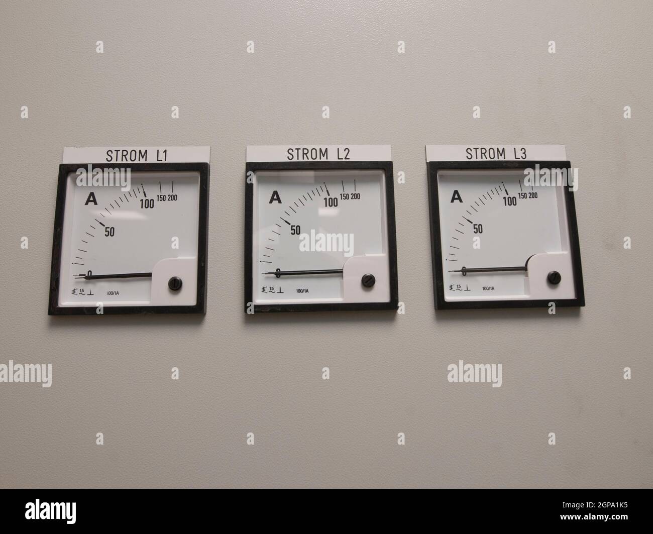 Three phase electricity meter hi-res stock photography and images - Alamy