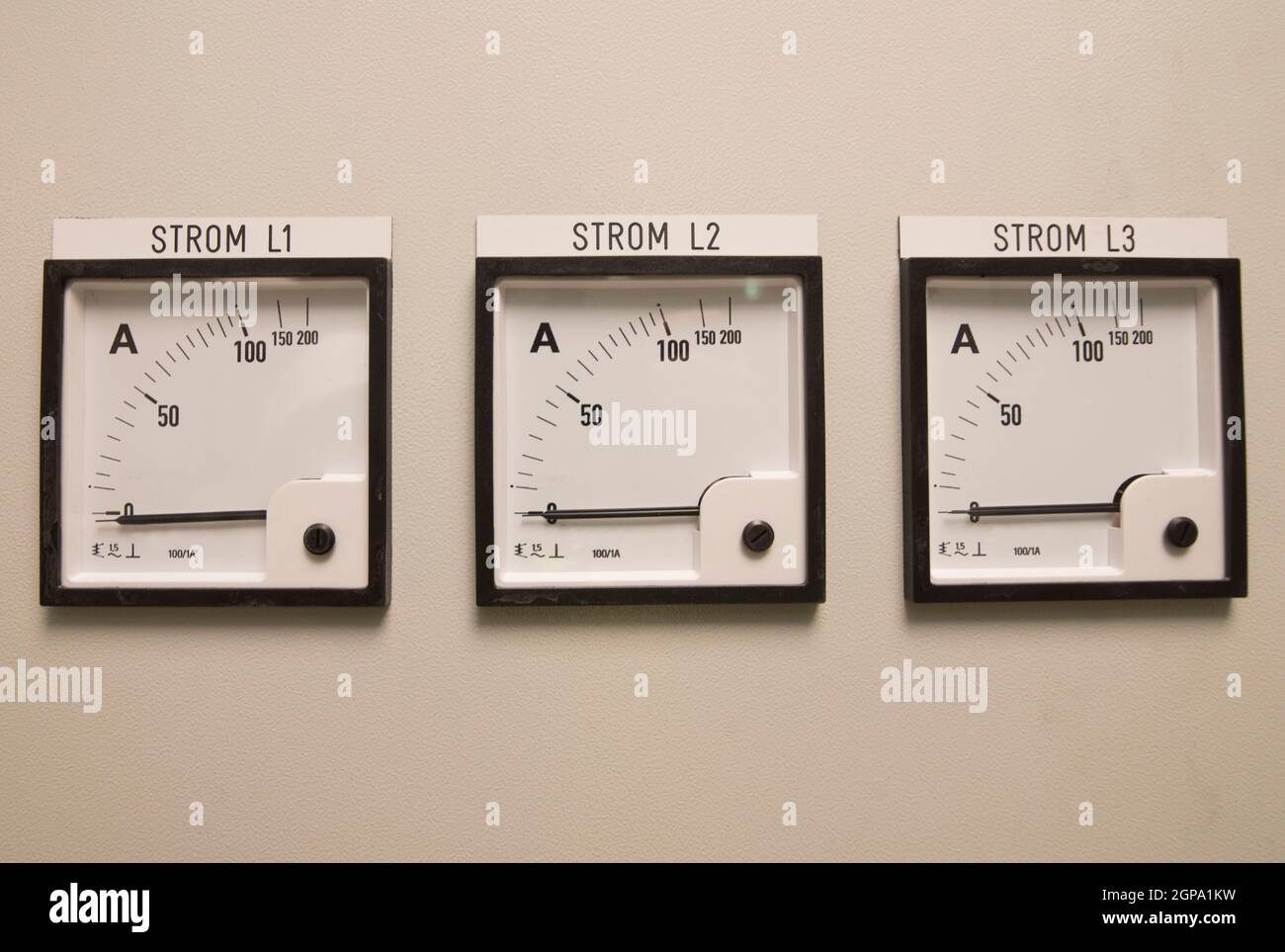 Three phase electricity meter hi-res stock photography and images - Alamy