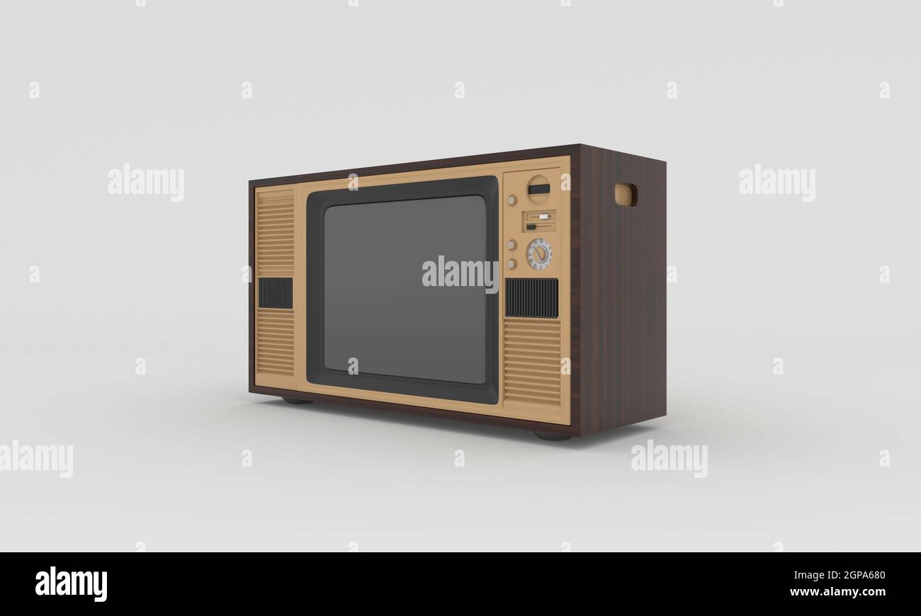 1970s tv set retro hi-res stock photography and images - Alamy