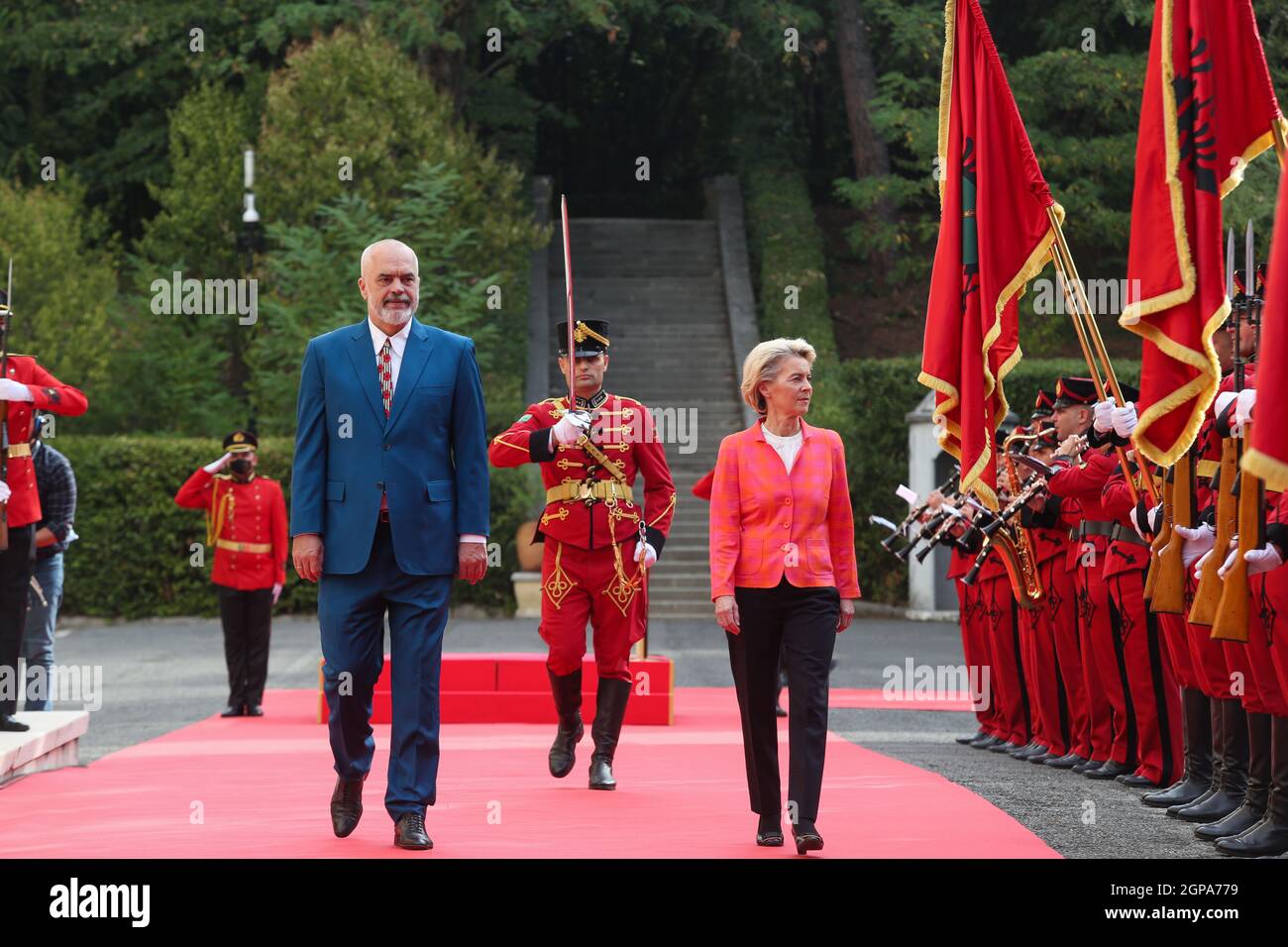 Ursula von der leyen edi rama hi-res stock photography and images - Alamy