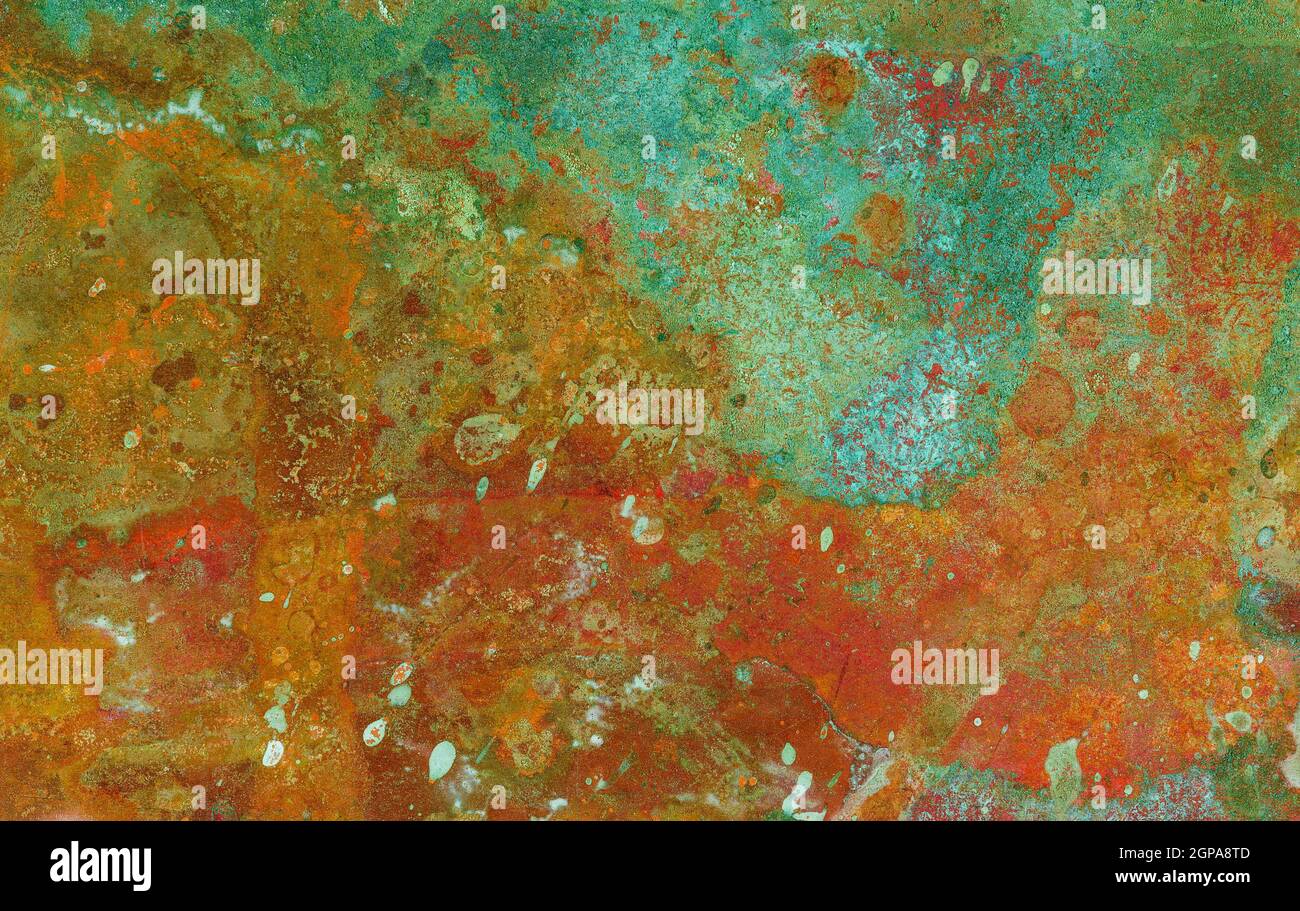 Macro image of a corroding metal plate Stock Photo - Alamy