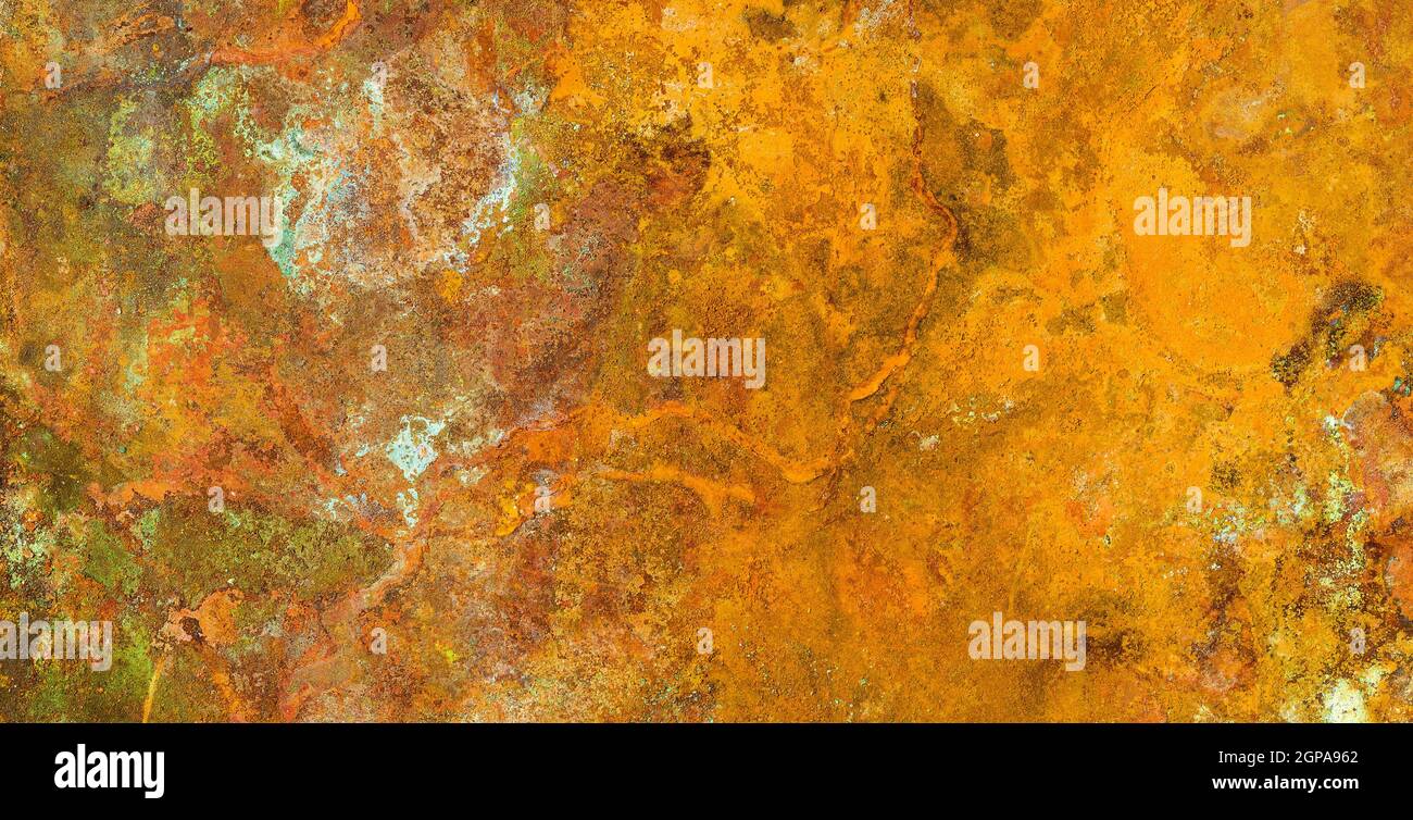 Oxidized metal plate panorama Stock Photo - Alamy