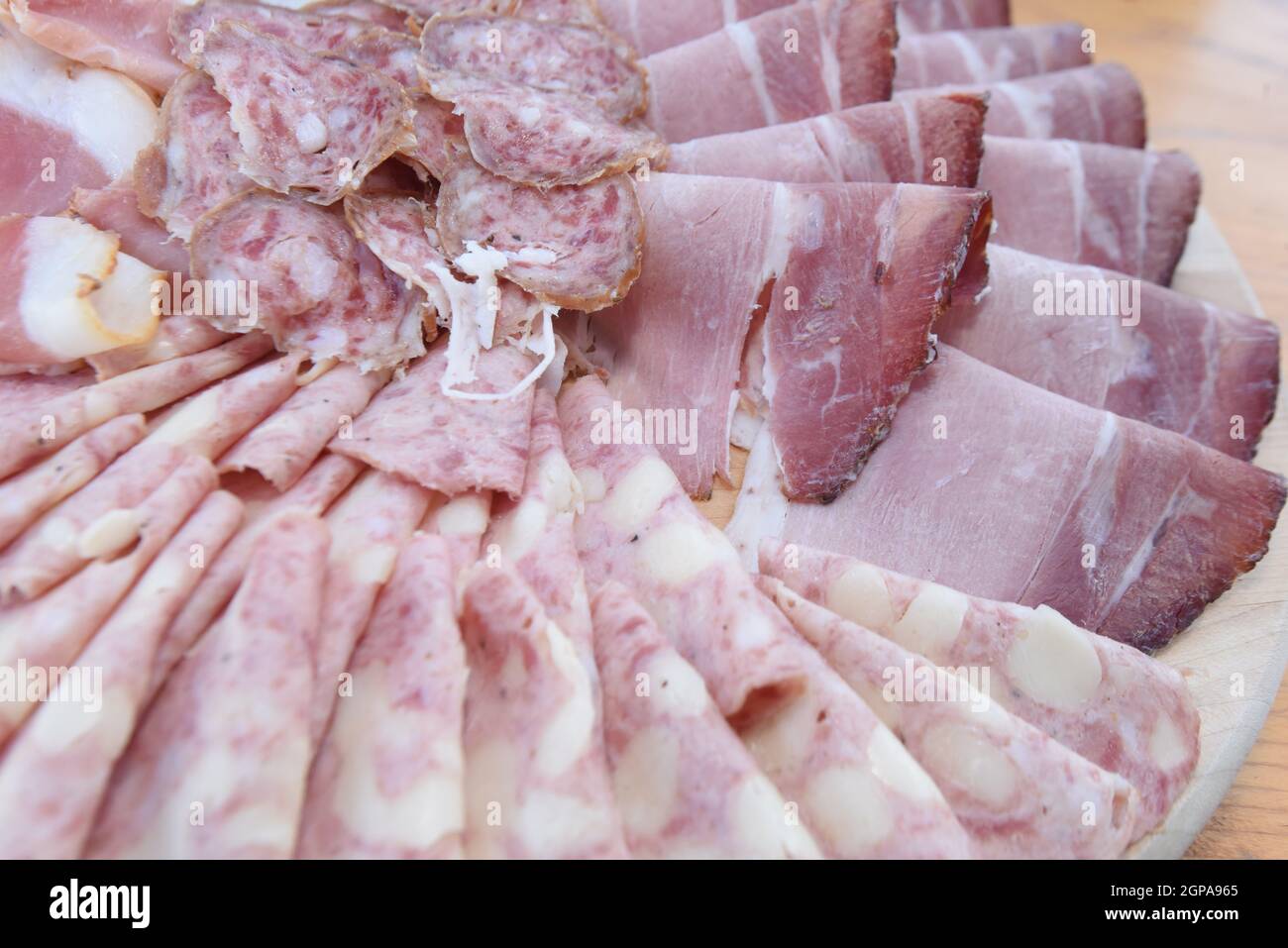 Platter of cold meats hi-res stock photography and images - Alamy